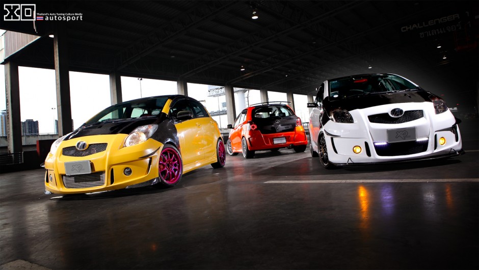 CANDY-COATED YARIS 1NZ-FE NA & KOMPRESSOR & TURBO KIT BY ADDZEST CAR ...