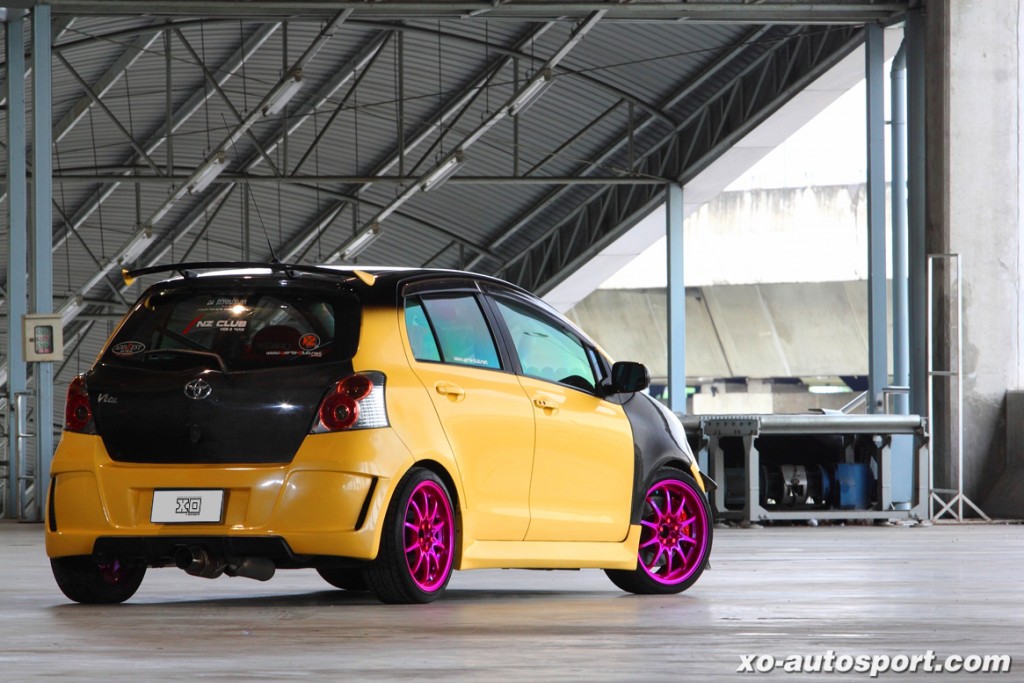 CANDY-COATED YARIS 1NZ-FE NA & KOMPRESSOR & TURBO KIT BY ADDZEST CAR ...