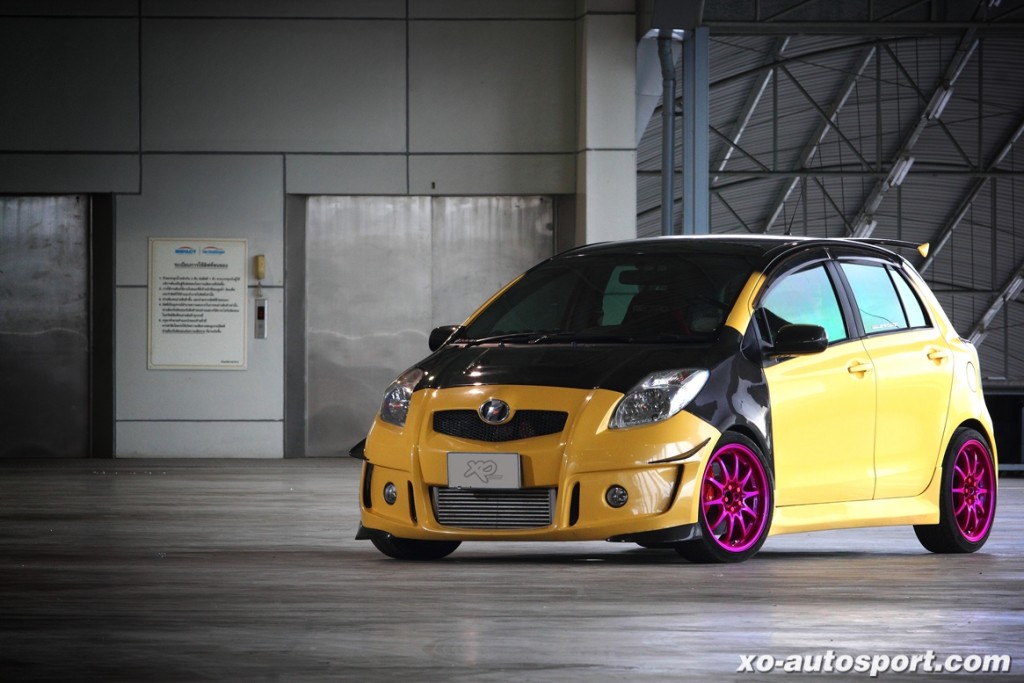 CANDY-COATED YARIS 1NZ-FE NA & KOMPRESSOR & TURBO KIT BY ADDZEST CAR ...