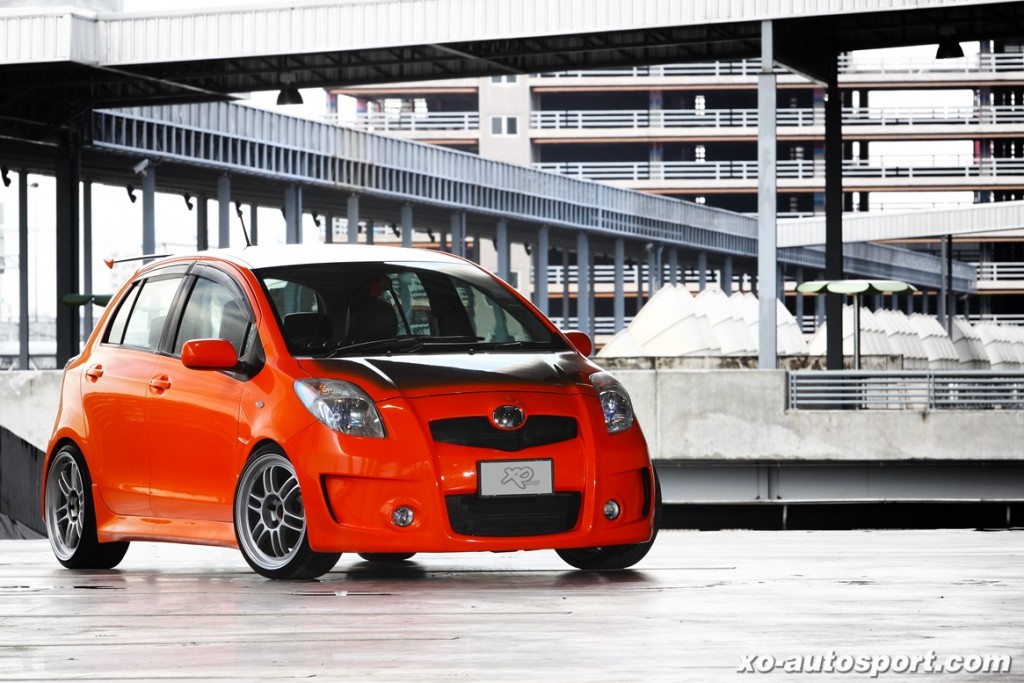 CANDY-COATED YARIS 1NZ-FE NA & KOMPRESSOR & TURBO KIT BY ADDZEST CAR ...